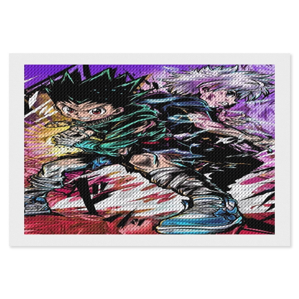 Hunter X Hunte Gon Killua Diamond Art Kits DIY 5D Anime Painting by ...