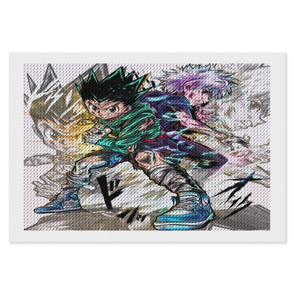 Hunter X Hunte Gon Killua Diamond Art Kits DIY 5D Anime Painting by ...