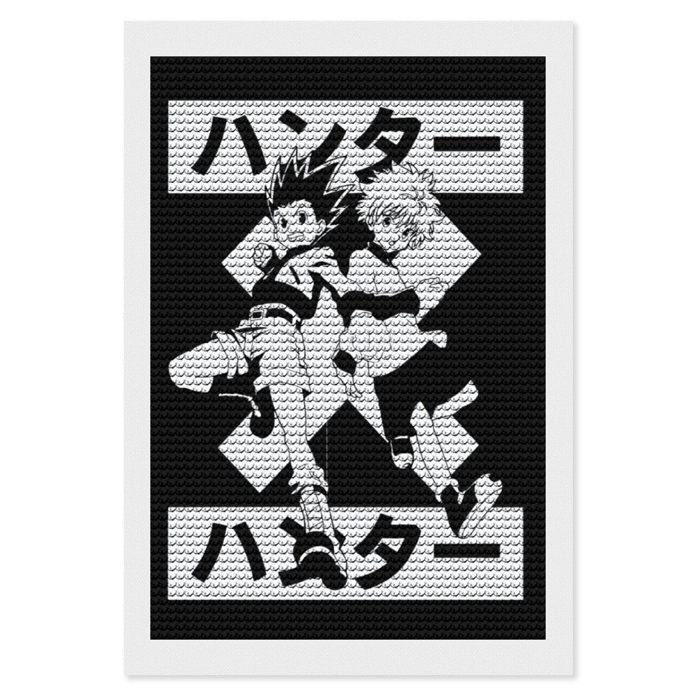 Hunter X Hunte Gon Killua Diamond Art Kits DIY 5D Anime Painting by ...