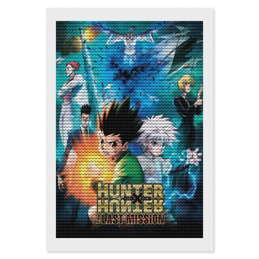 Hunter X Hunte Gon Killua Diamond Art Kits DIY 5D Anime Painting by ...