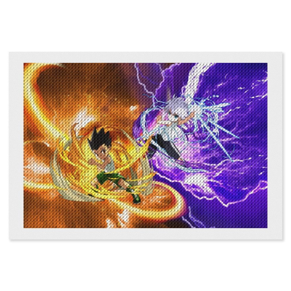 Hunter X Hunte Gon Killua Diamond Art Kits DIY 5D Anime Painting by ...
