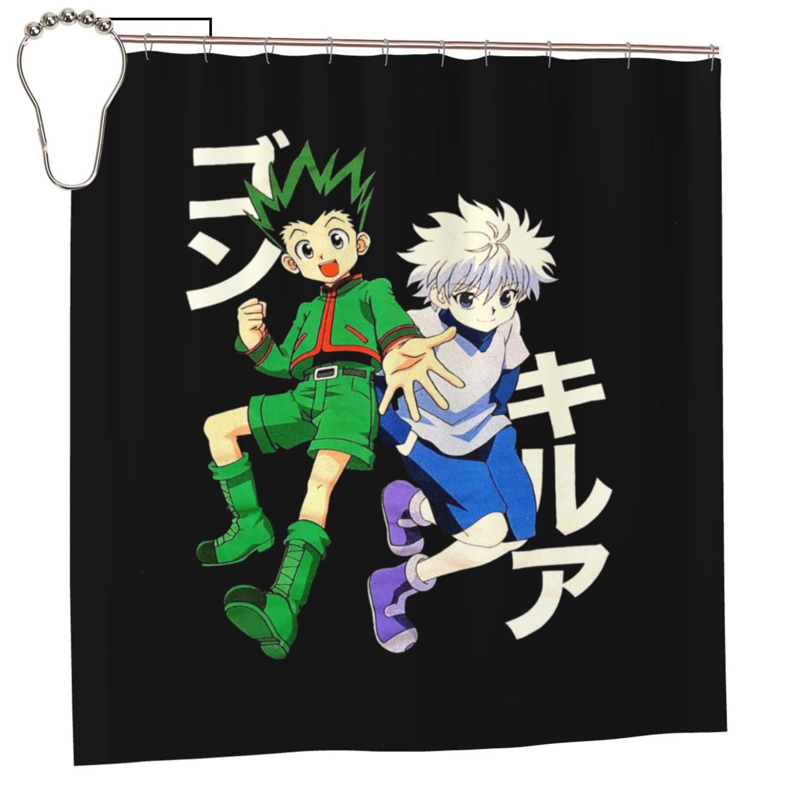 Hunter X Hunte Gon Killua Shower Curtain Cartoon Decorative Bath ...