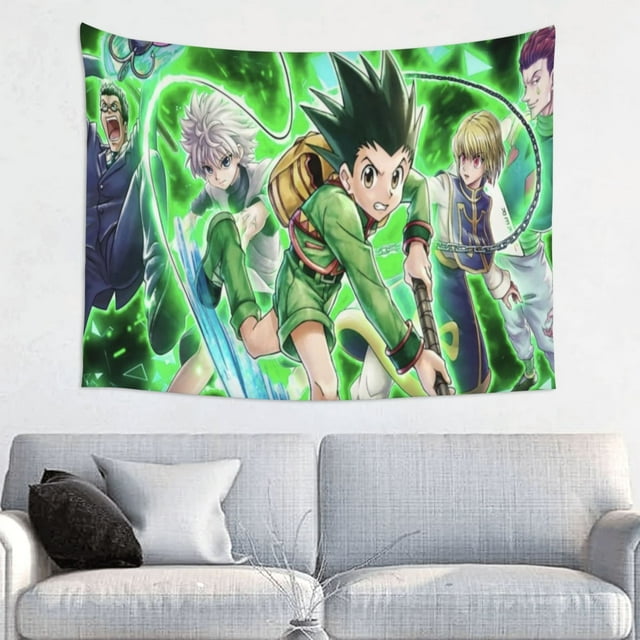 Hunter X Hunte Gon Killua Tapestry Anime Poster Large Background Wall