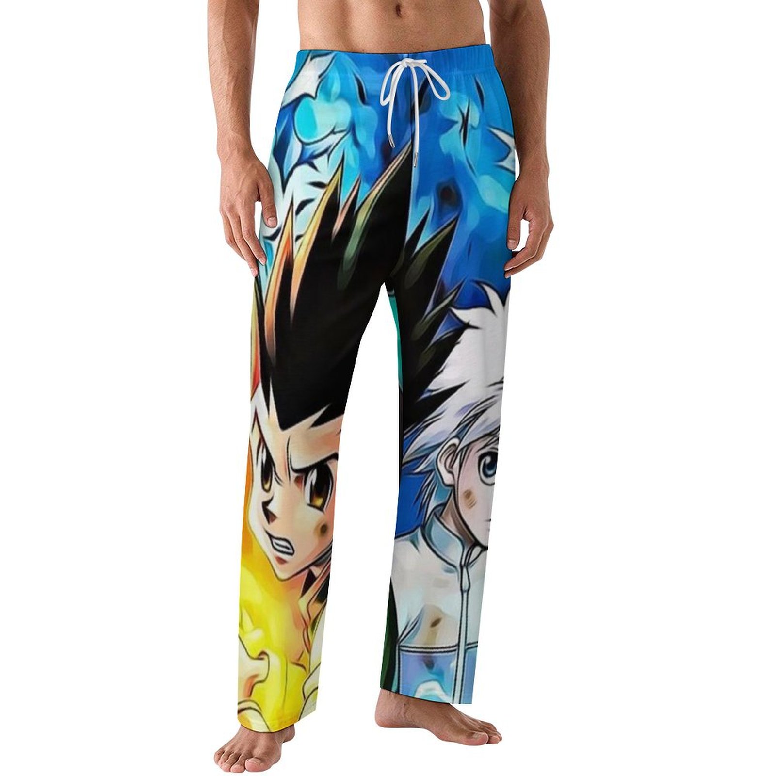 Hunter X Hunter Gon Killua Zoldyck Mens Pajama Pants Cozy Soft Lounge ...