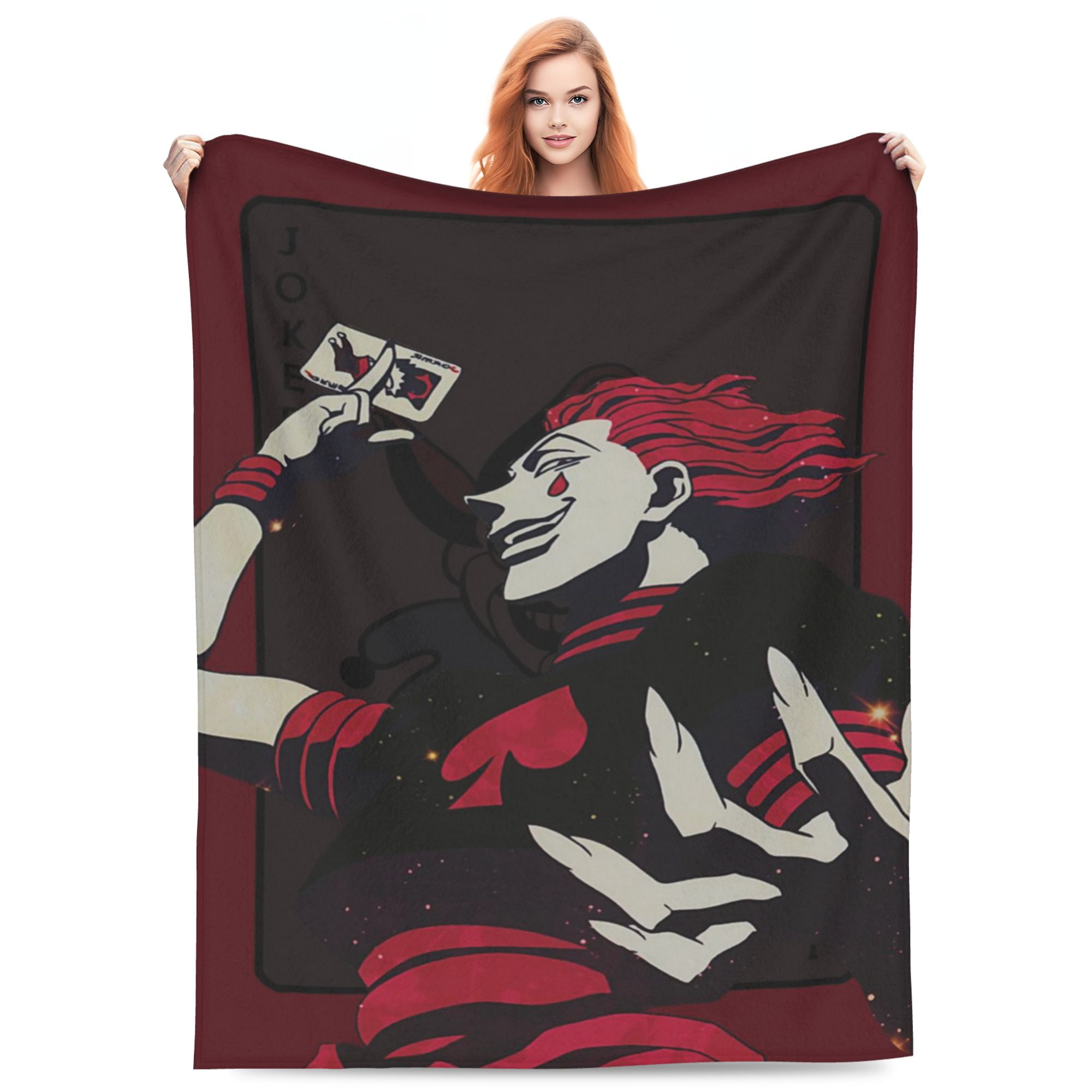 Hunter X Hunte Hisoka Bed Blanket 3D Printed Throw Blanket Lightweight ...