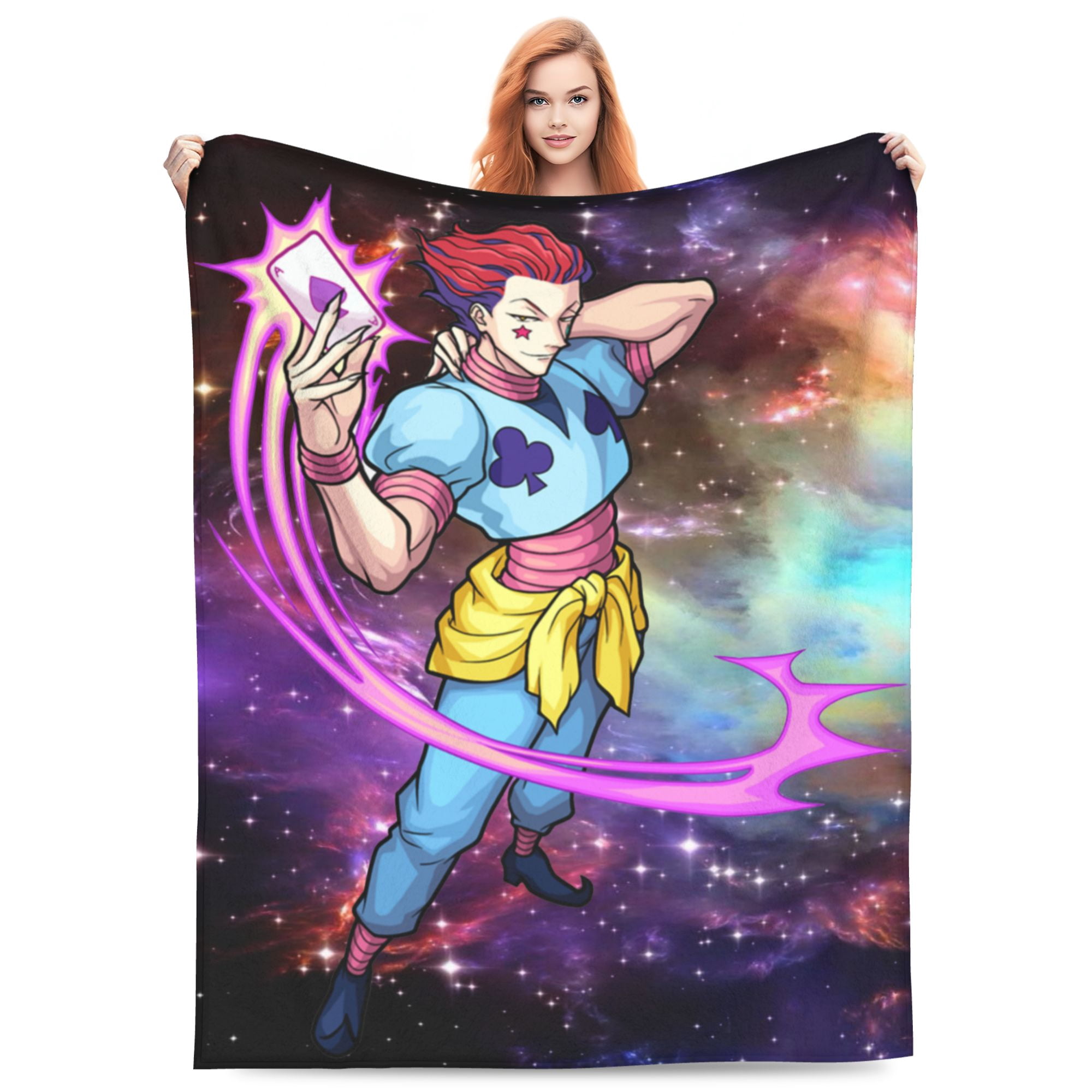Hunter X Hunte Hisoka Bed Blanket 3D Printed Throw Blanket Lightweight ...