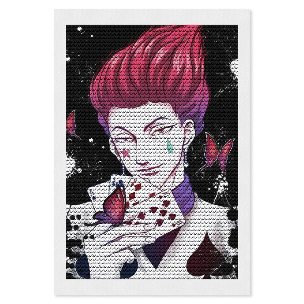 Hunter X Hunte Hisoka Diamond Art Kits DIY 5D Anime Painting by Number ...
