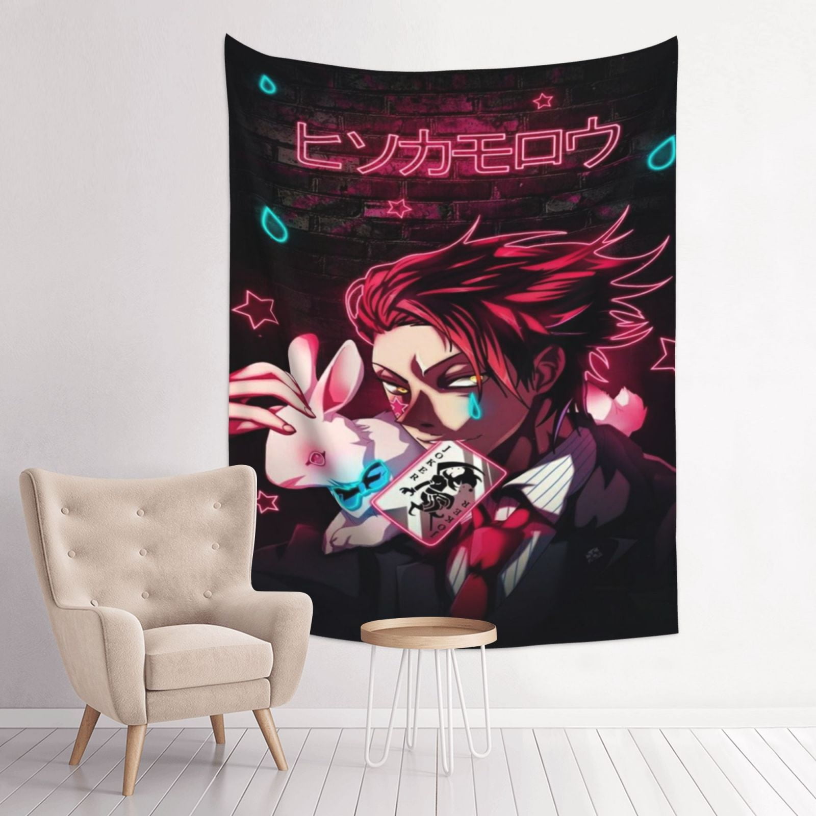 Hunter X Hunte Hisoka Tapestry Anime Poster Large Background Wall Art ...