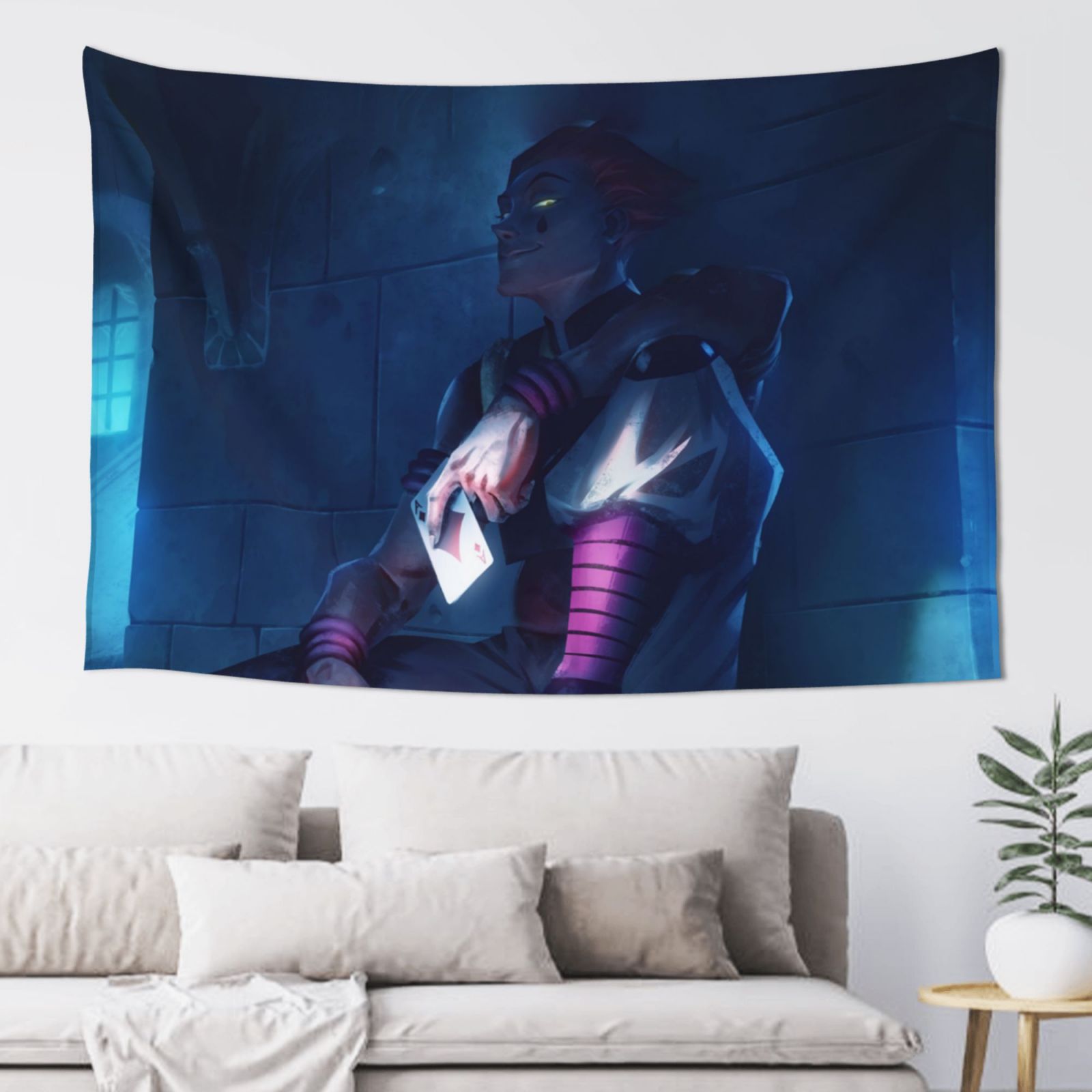 Hunter X Hunter Hisoka Tapestry Wall Hanging Home Decoration Wall ...