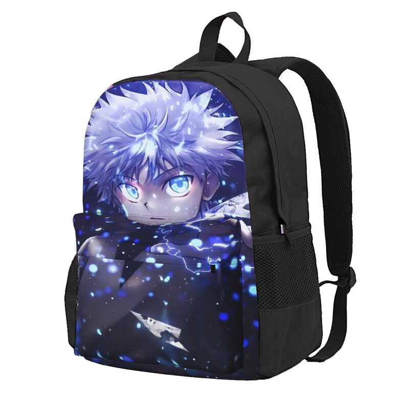 Hunter X Hunter Killua Lightning Backpac 16.5In Backpac Hiking Bookpack ...