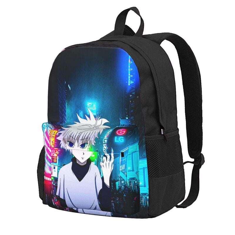 Hunter X Hunter Killua Lightning Backpac 16.5In Backpac Hiking Bookpack ...