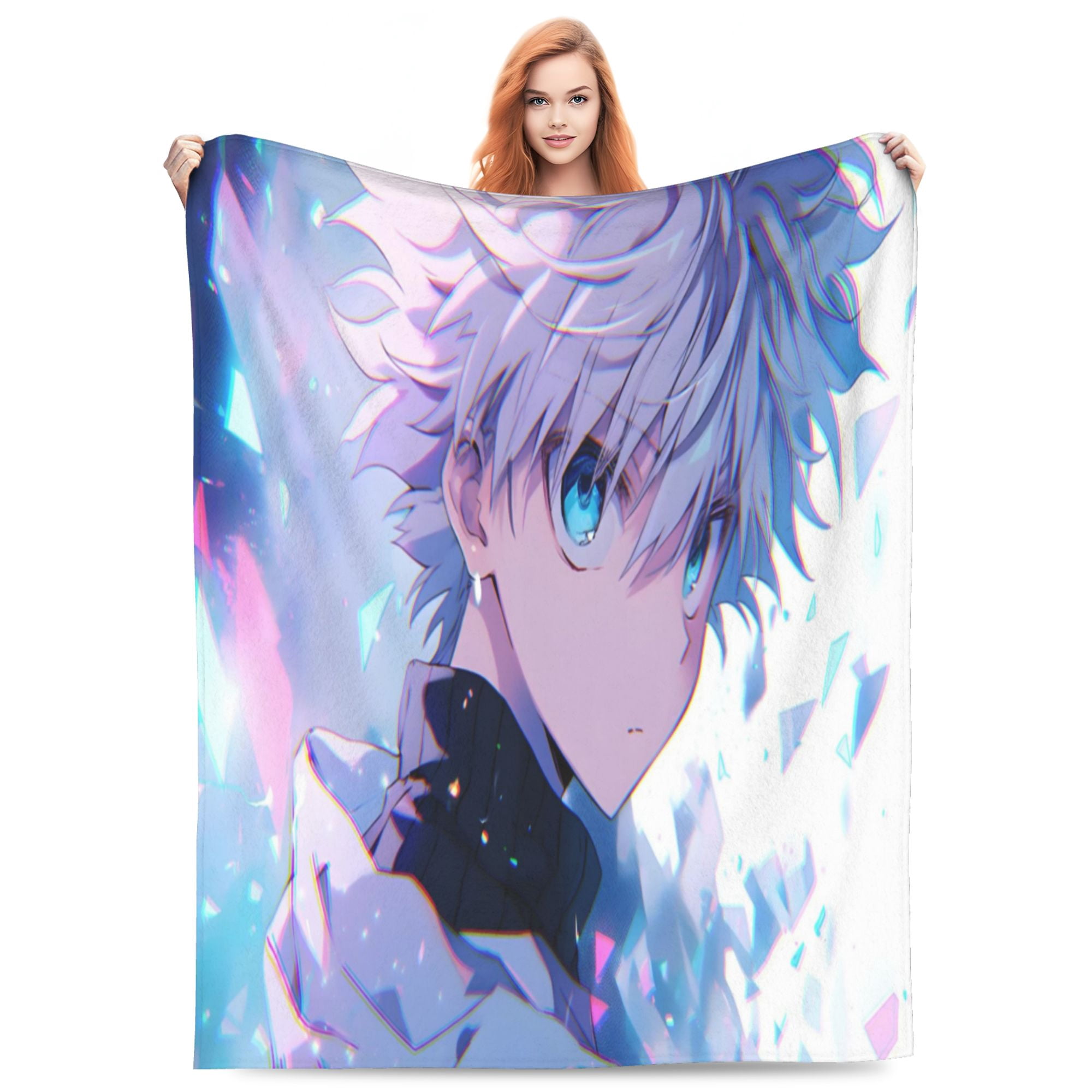 Hunter X Hunte Killua Lightning Bed Blanket 3D Printed Throw Blanket ...