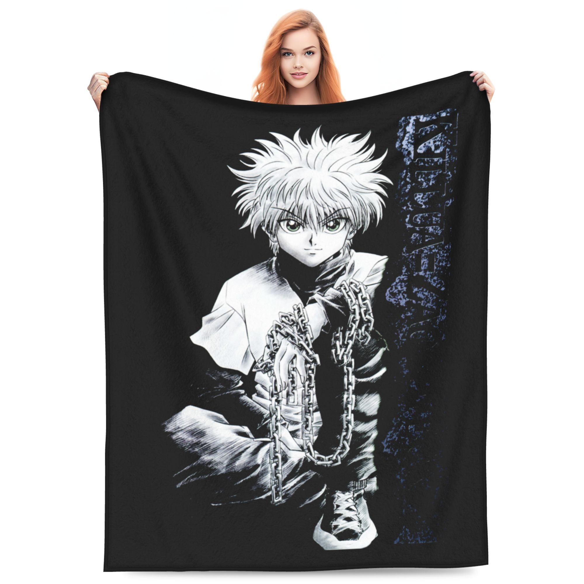 Hunter X Hunte Killua Lightning Bed Blanket 3D Printed Throw Blanket ...