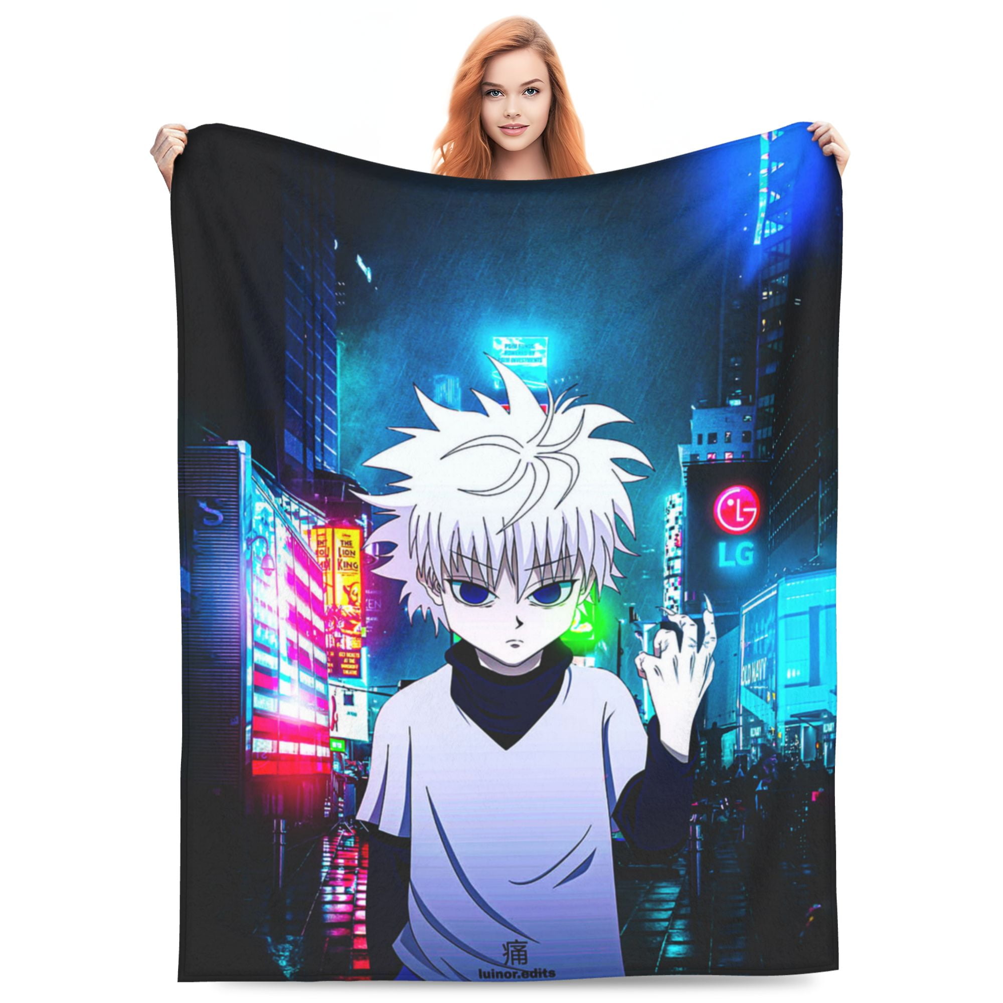 Hunter X Hunte Killua Lightning Bed Blanket 3D Printed Throw Blanket ...