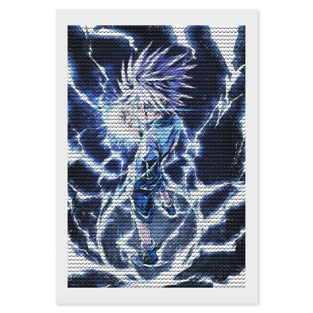 Hunter X Hunte Killua Lightning Diamond Art Kits DIY 5D Anime Painting ...