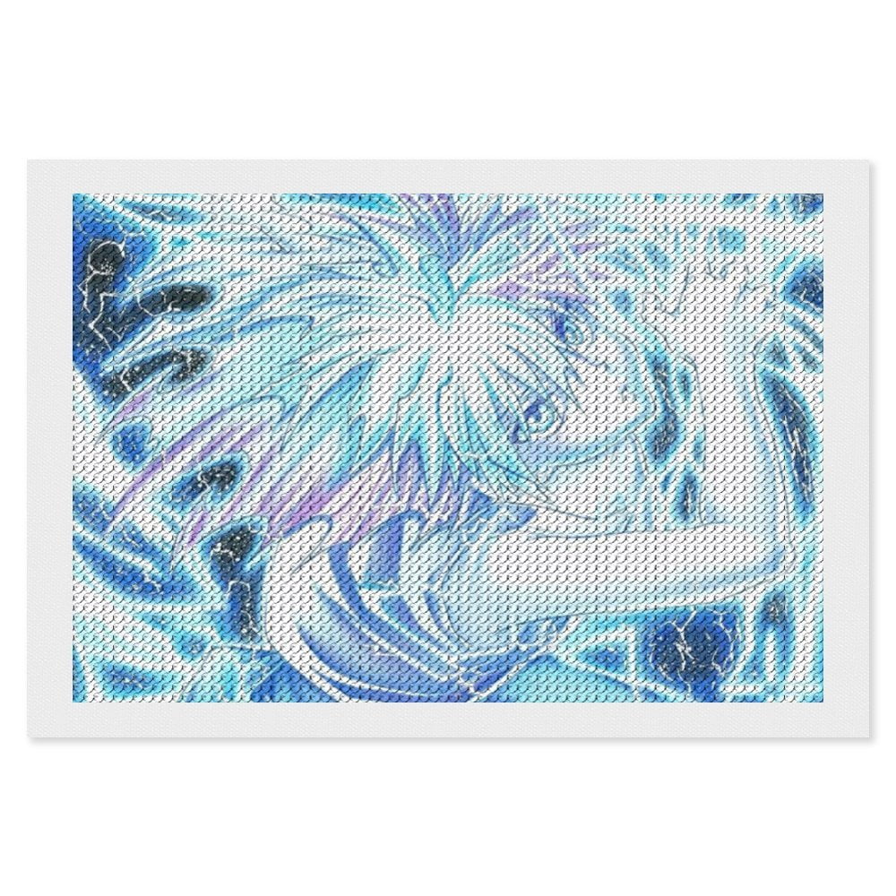 Hunter X Hunte Killua Lightning Diamond Art Kits DIY 5D Anime Painting ...