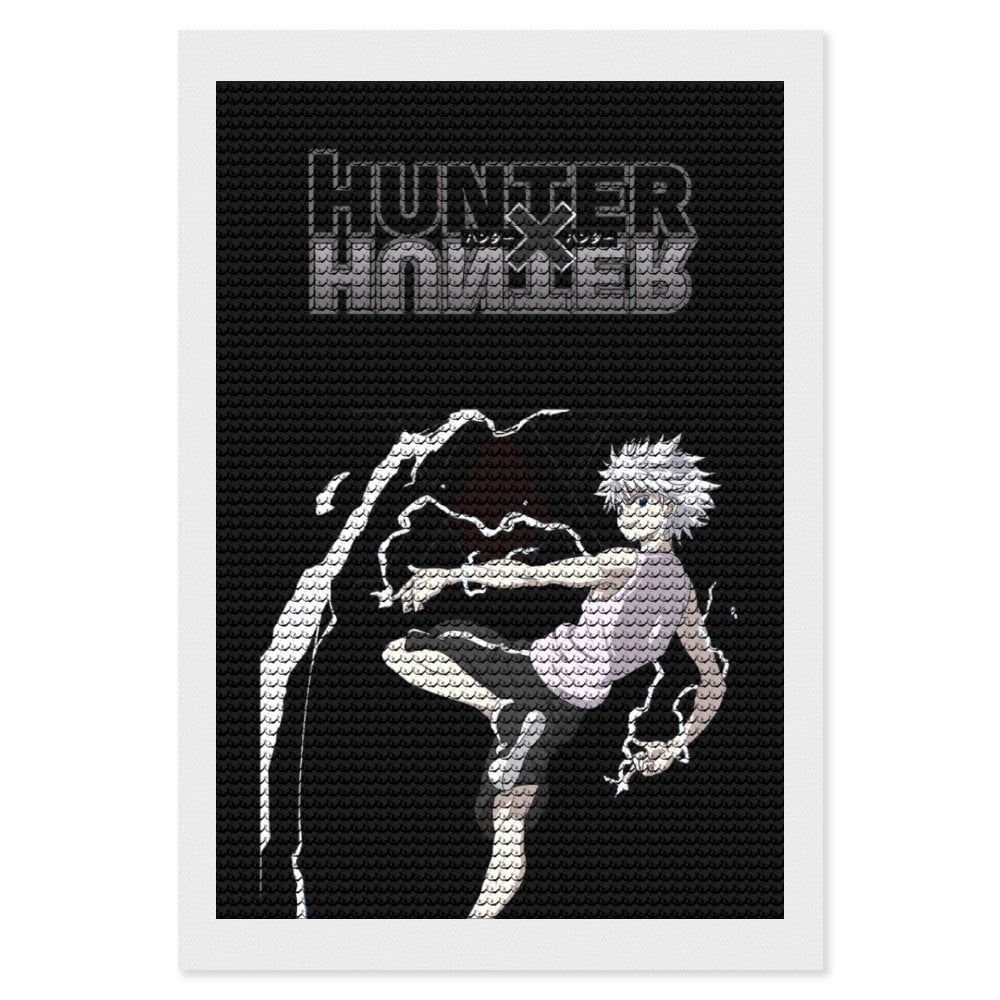 Hunter X Hunte Killua Lightning Diamond Art Kits DIY 5D Anime Painting ...