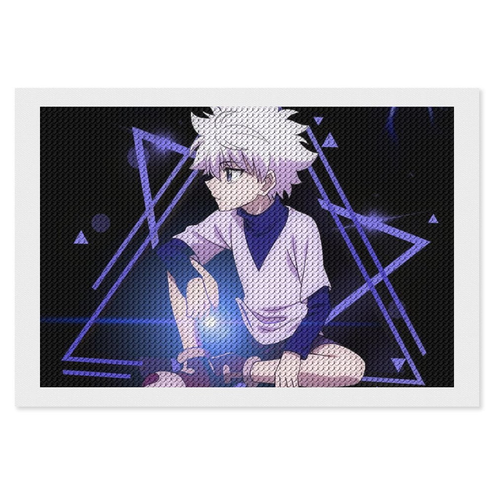 Hunter X Hunte Killua Lightning Diamond Art Kits DIY 5D Anime Painting ...