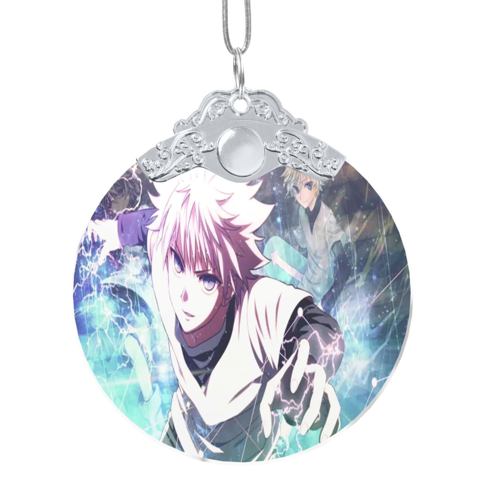 Hunter X Hunte Killua Lightning Round Glass Pendant Christmas ...