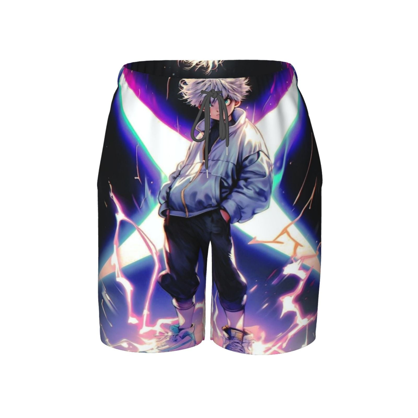 Hunter X Hunte Killua Lightning Swim Trunks for Boys Beach Short with ...