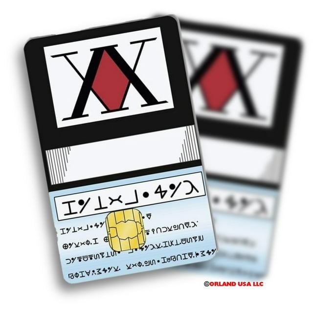 Hunter X Hunter Licence Credit Card Smart Sticker Skin Film Pre-Cut for ...