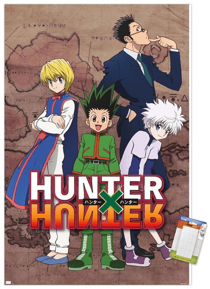 Hunter X Hunter - Map Wall Poster, 14.725" x 22.375" - Walmart.com