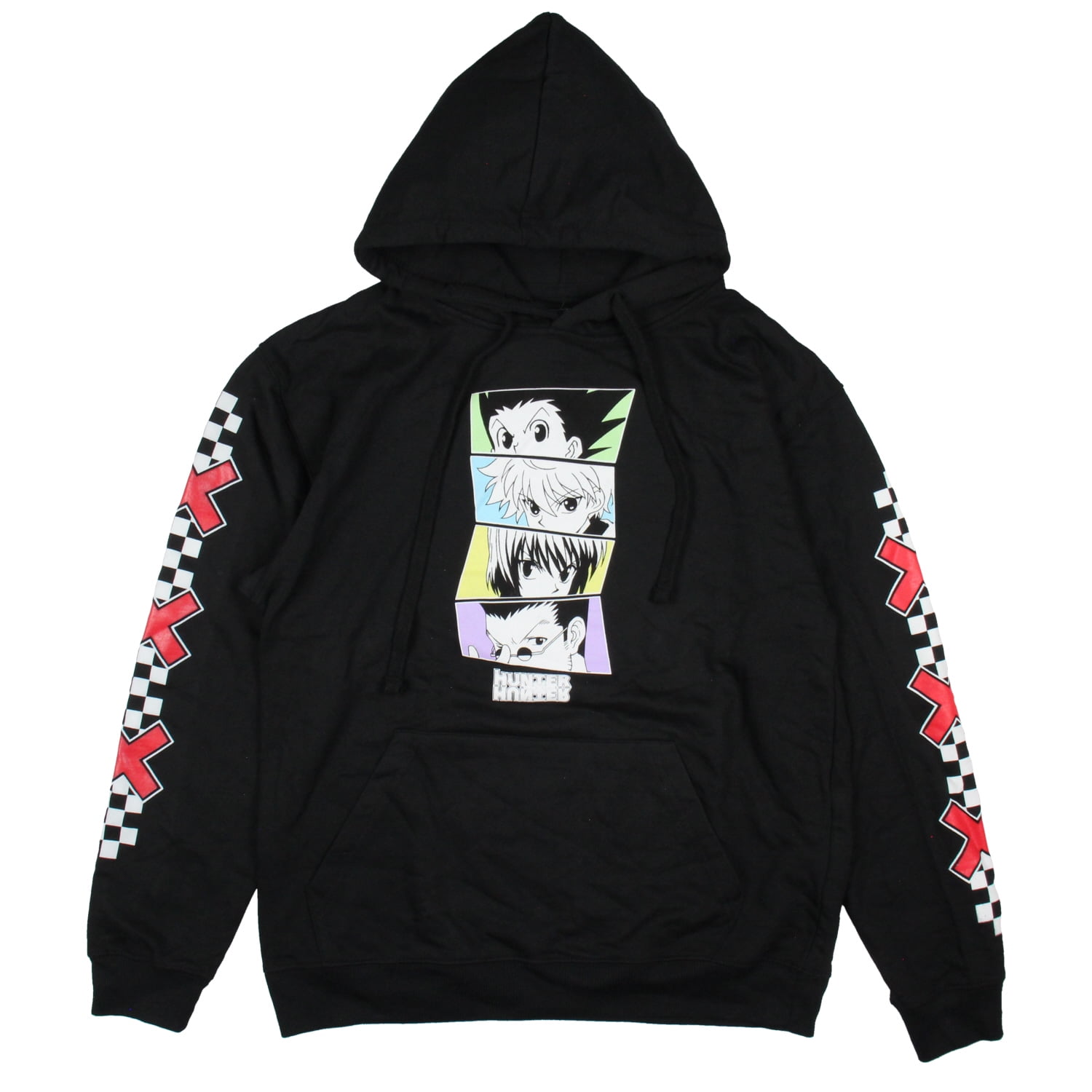 Hunter X Hunter Men's Hunter Association Group Eyes Panel Adult Hoodie ...