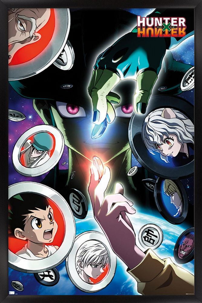 Hunter X Hunter - Space Wall Poster, 22.375" x 34", Framed - Walmart.com