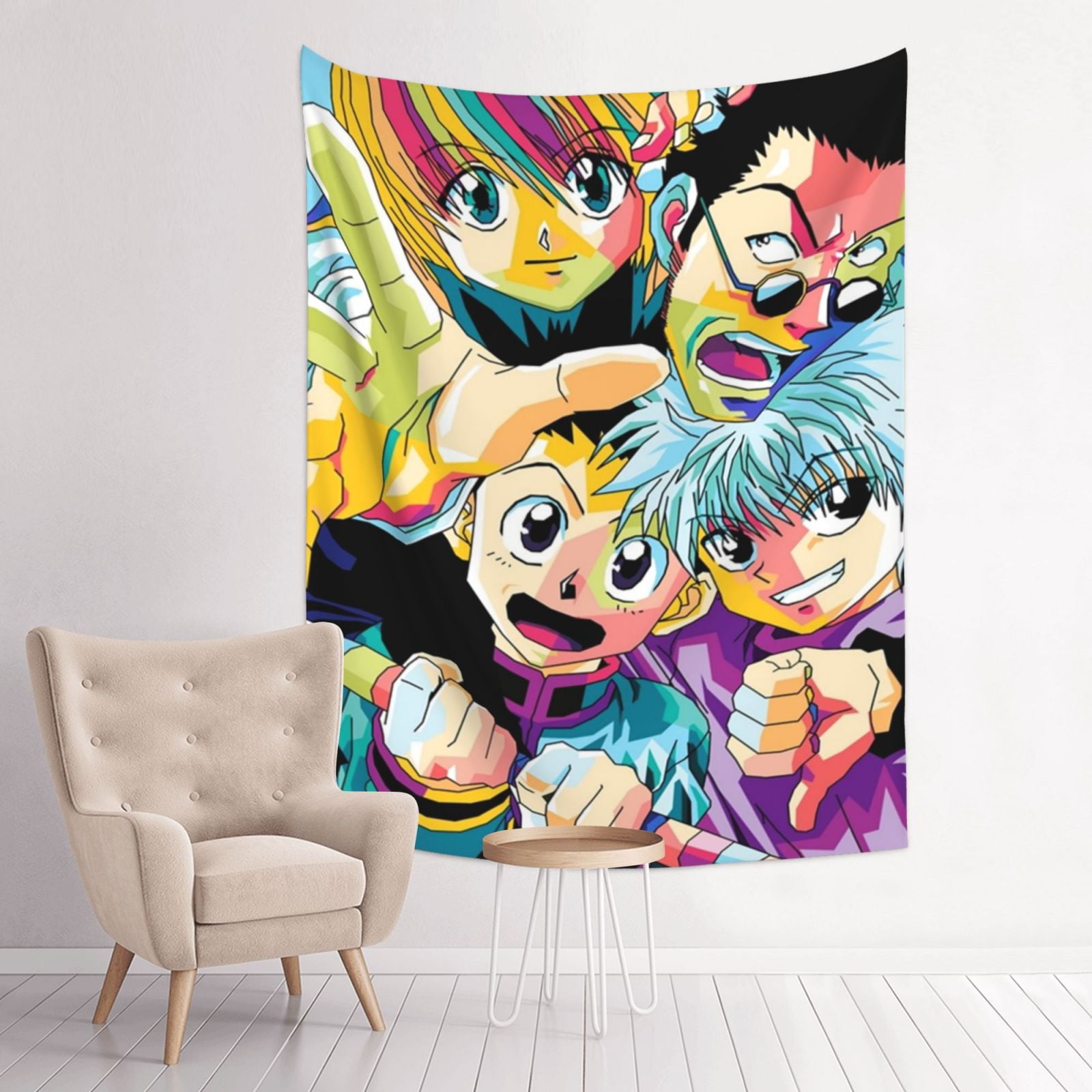 Hunter X Hunte Tapestry Anime Poster Large Background Wall Art Bedroom ...
