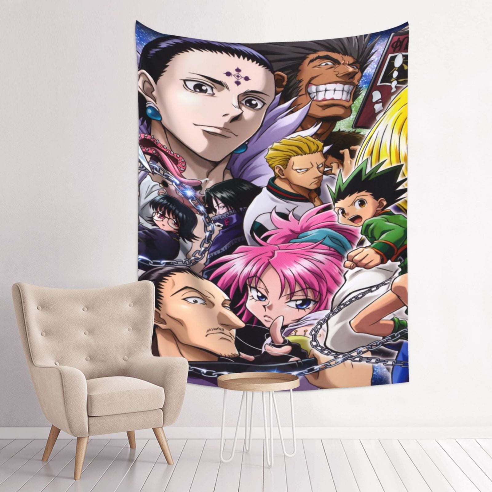 Hunter X Hunte Tapestry Anime Poster Large Background Wall Art Bedroom ...