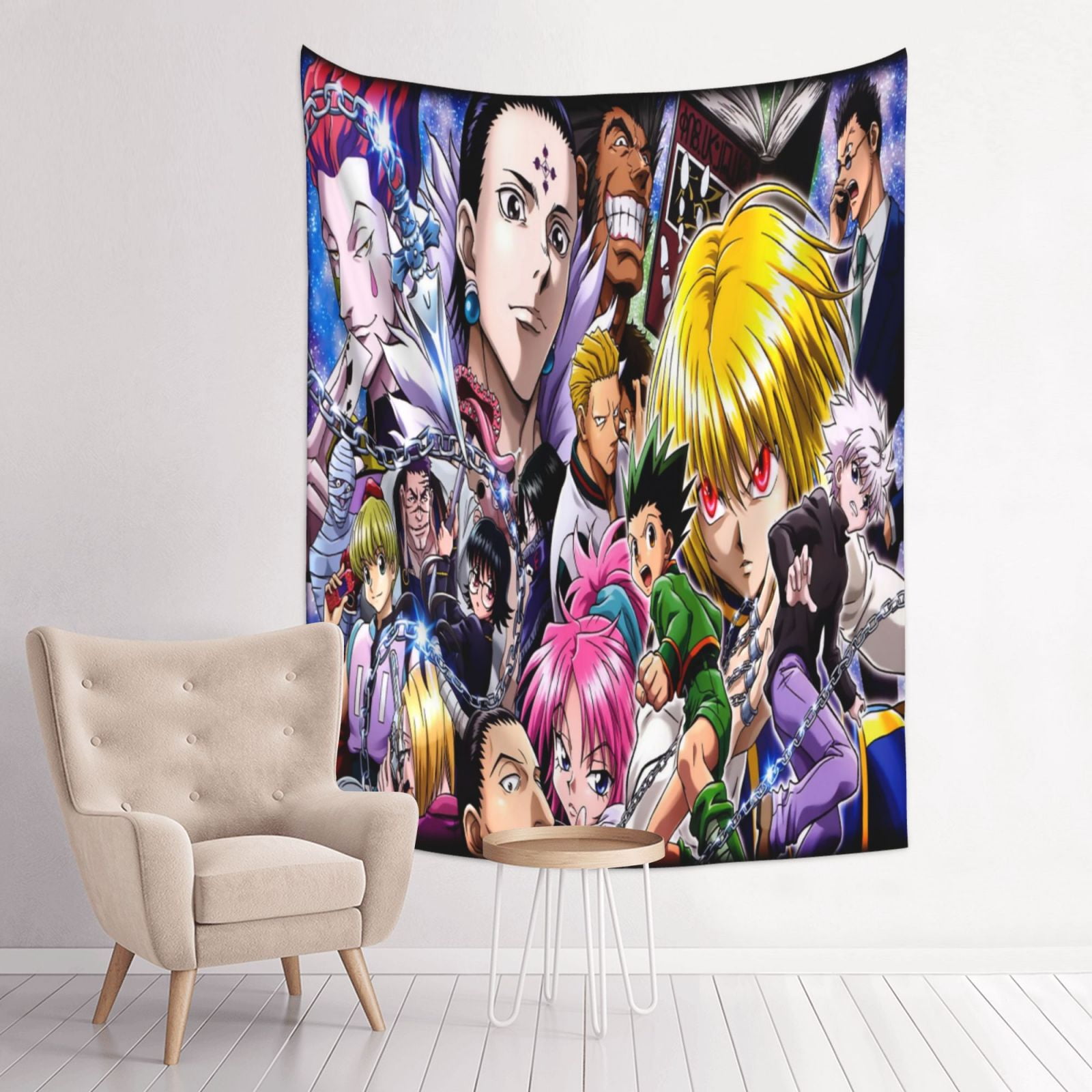 Hunter X Hunte Tapestry Anime Poster Large Background Wall Art Bedroom ...