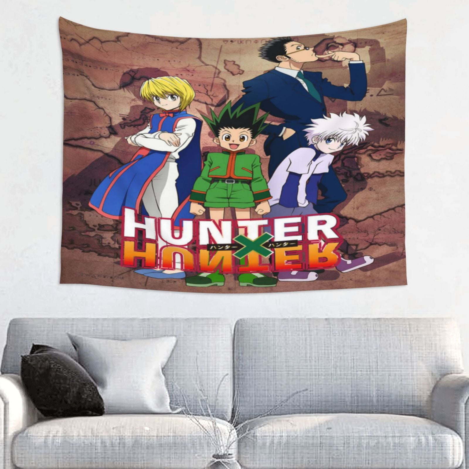 Hunter X Hunte Tapestry Anime Poster Large Background Wall Art Bedroom ...