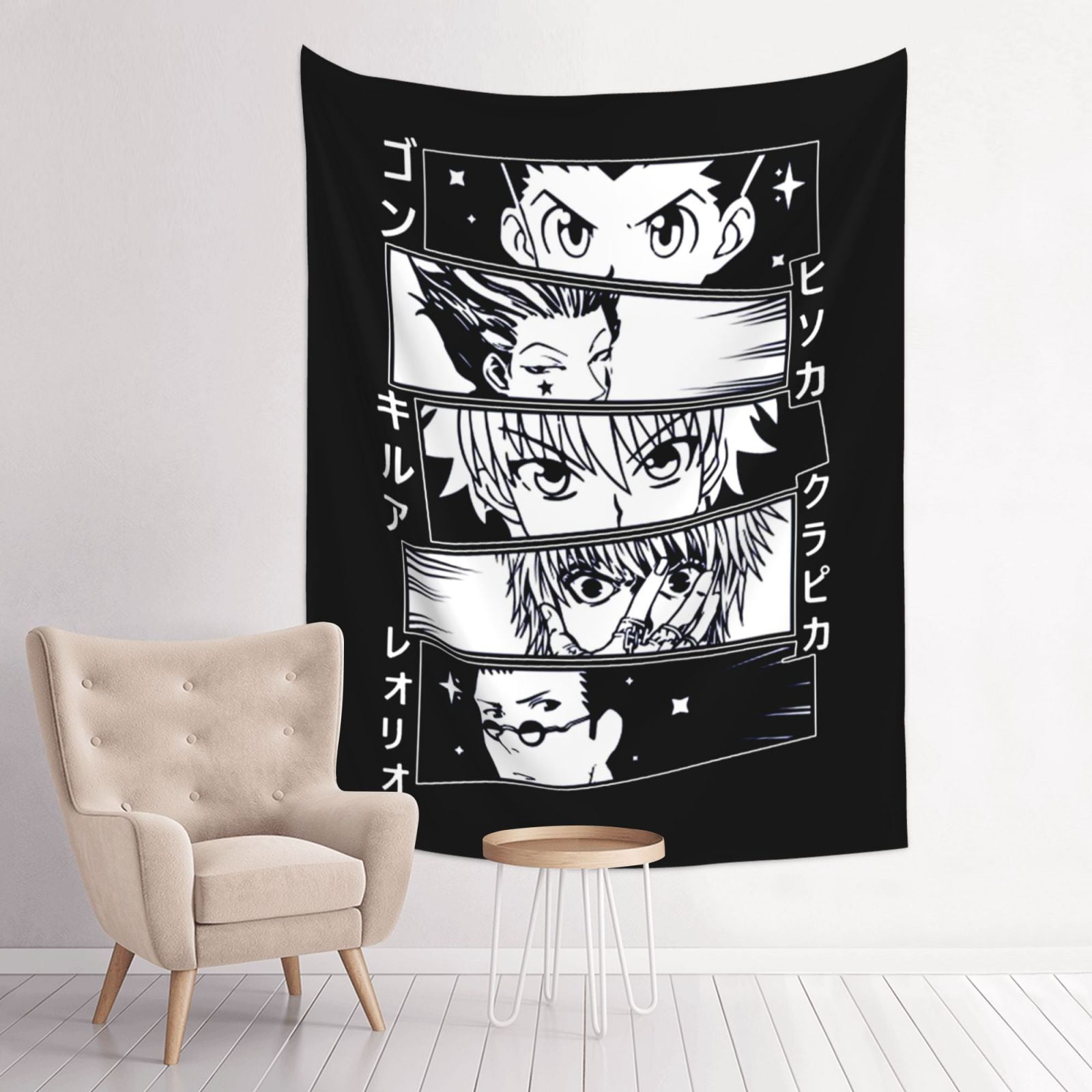 Hunter X Hunte Tapestry Anime Poster Large Background Wall Art Bedroom ...