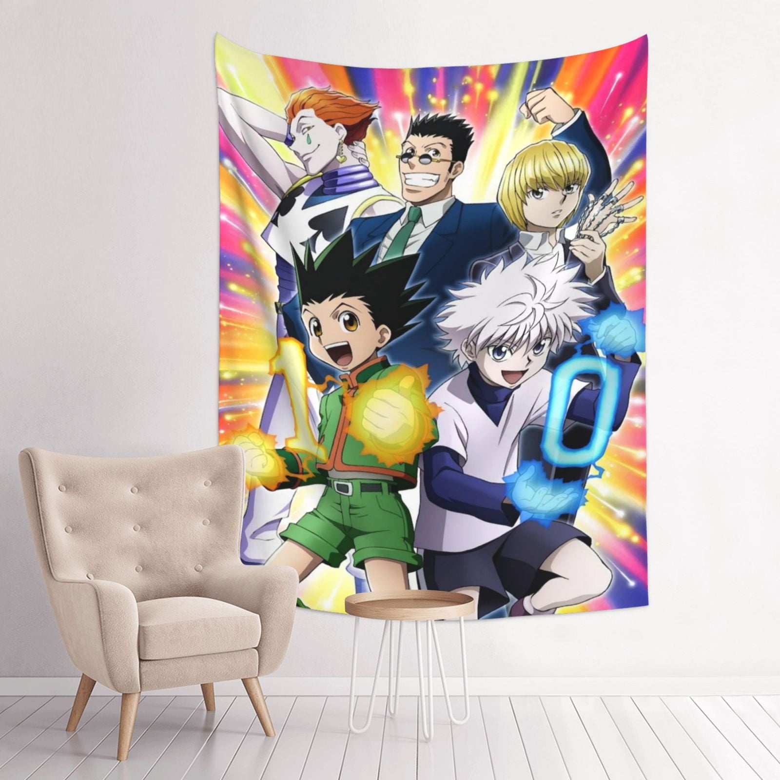 Hunter X Hunte Tapestry Anime Poster Large Background Wall Art Bedroom ...