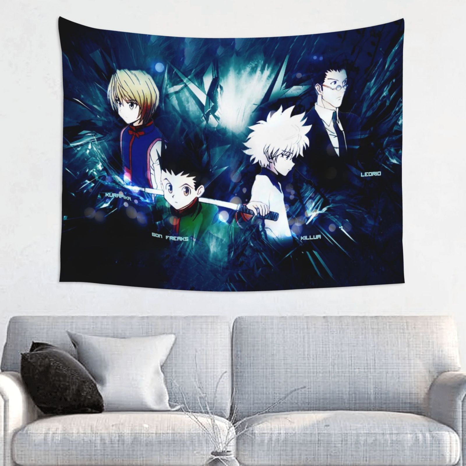 Hunter X Hunte Tapestry Anime Poster Large Background Wall Art Bedroom ...