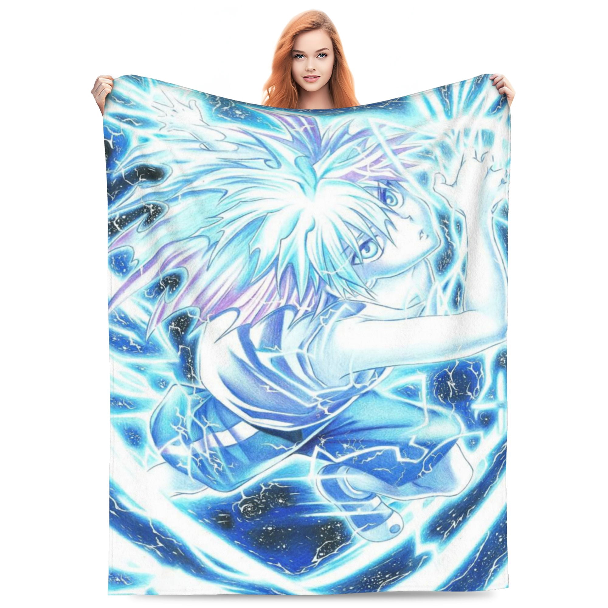 Hunter X Hunter Killua Lightning Bed Blanket 3D Printed Throw Blanket ...