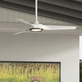 Hunter ZenTech 44 Inch Smart Ceiling Fan with LED Light for Bedroom ...