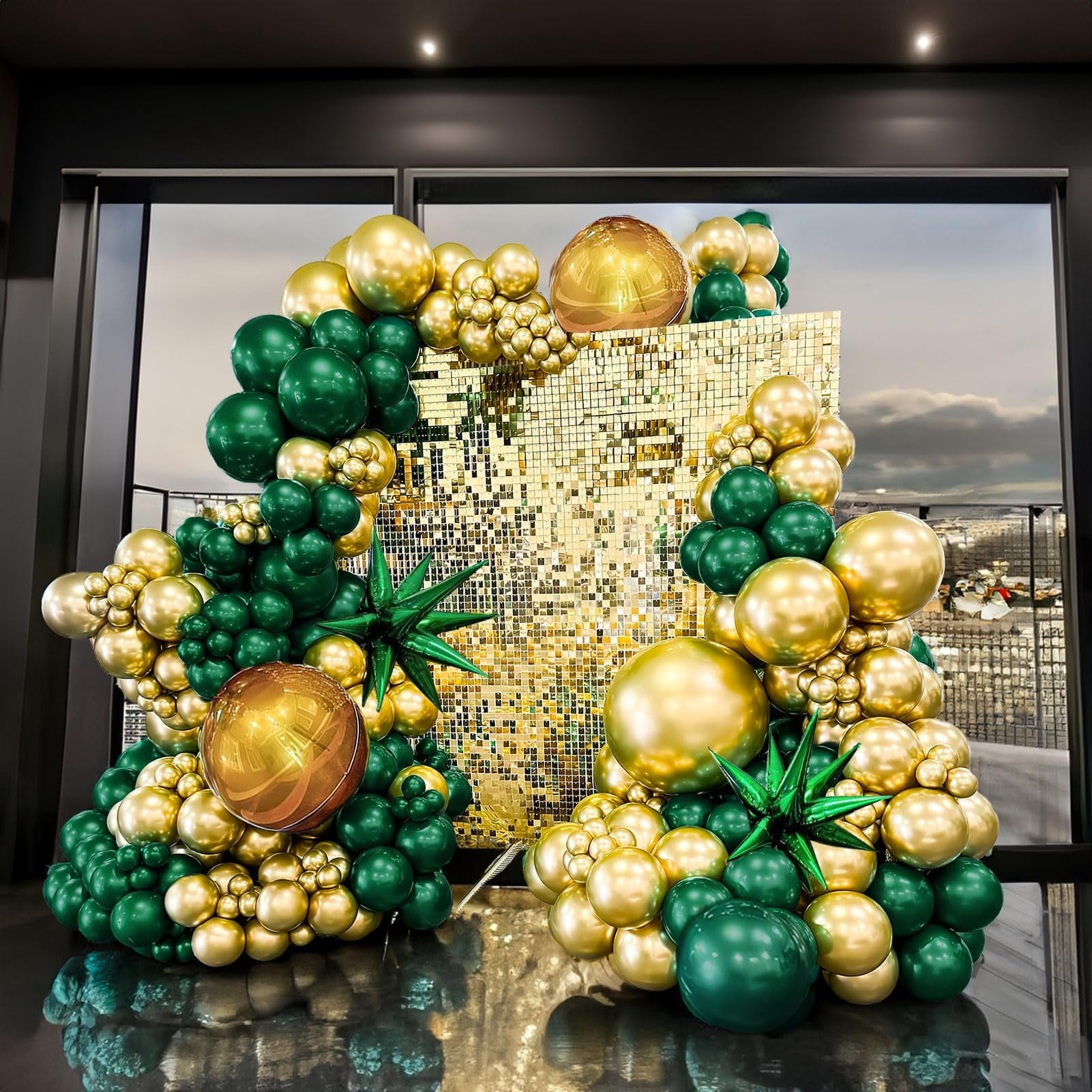 Emerald Green Balloon Garland
