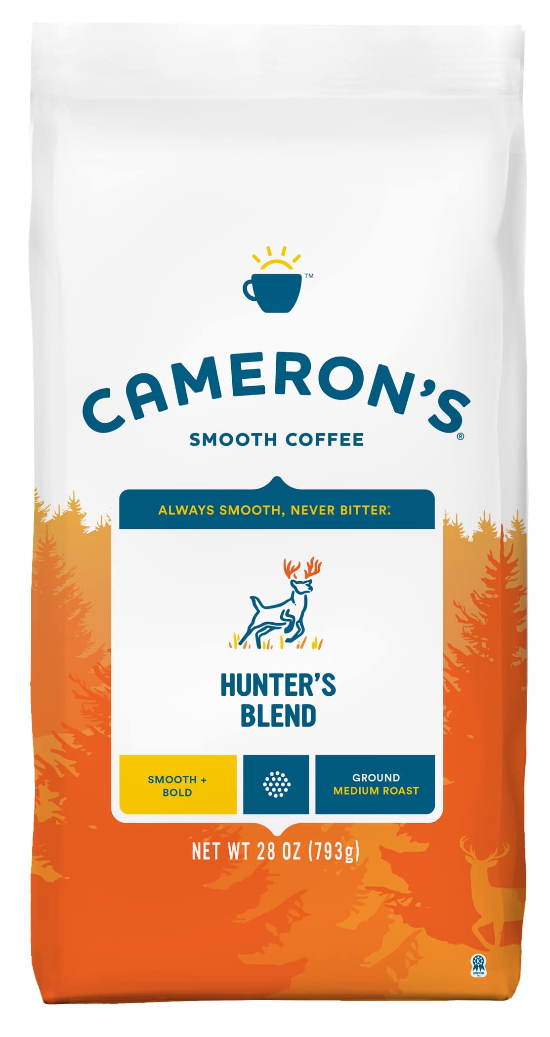 Hunter's Blend Ground Coffee, Medium Roast, 100% Arabica, 28-Ounce Bag ...