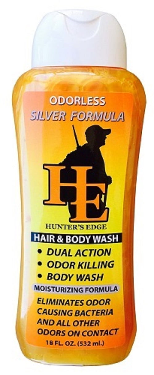 Hunter's Edge Silver Hair & Body Wash for Hunters, 16 oz - Walmart.com