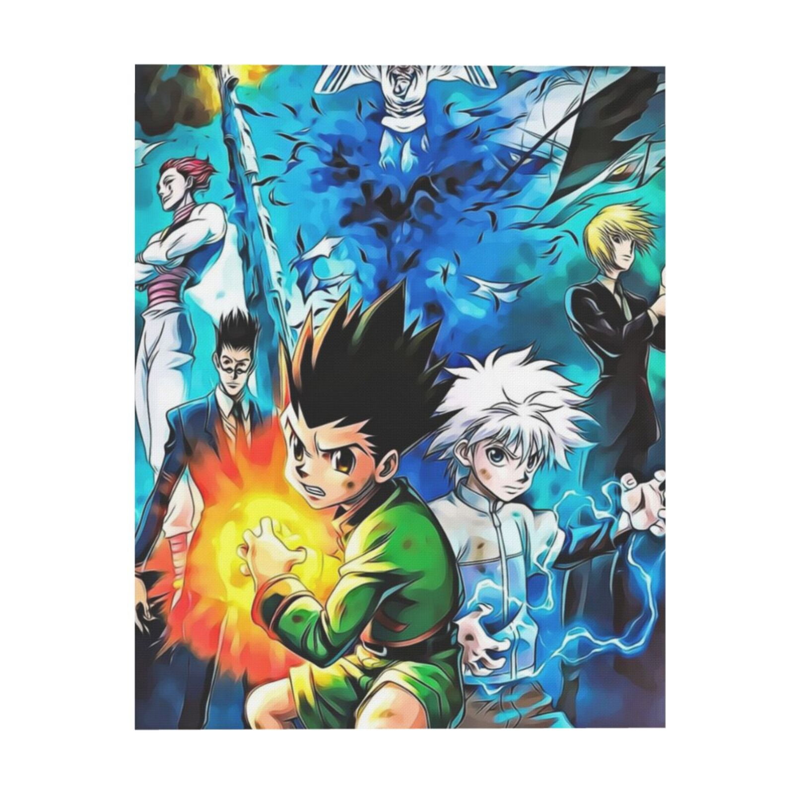 Hunter x Hunter Gon Killua Zoldyck Canvas Decorative Poster Gift Art ...
