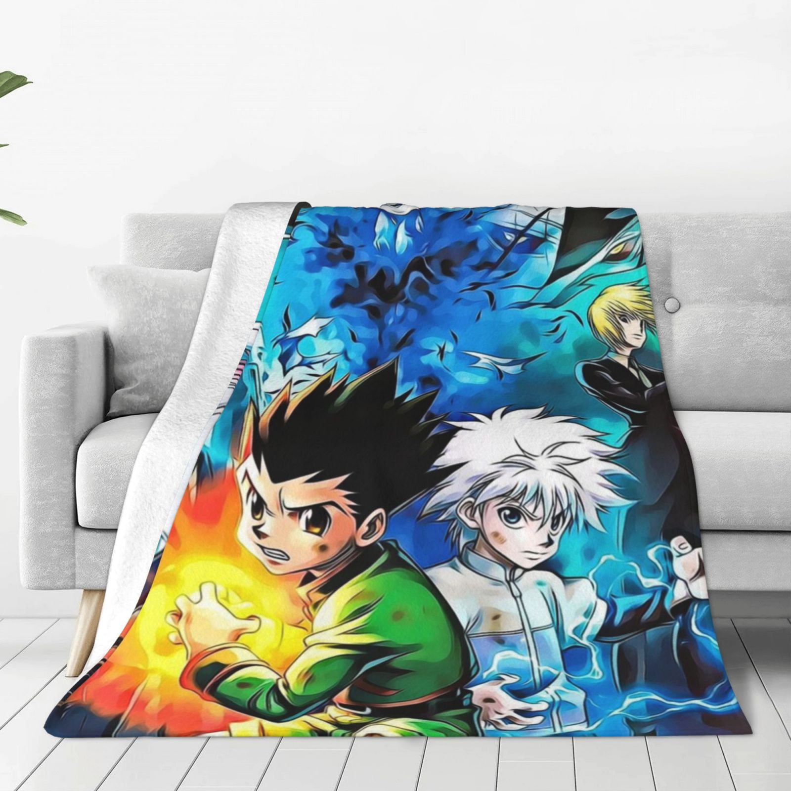 Hunter x Hunter Gon Killua Zoldyck Flannel Blanket Cozy Ultra-Soft ...