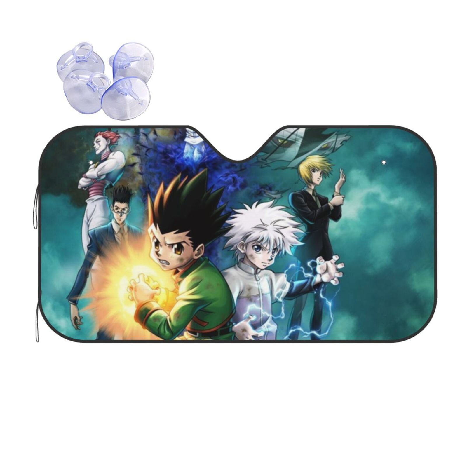 Hunter x Hunter Anime Car Windshield Sun Shade Accessories Foldable ...