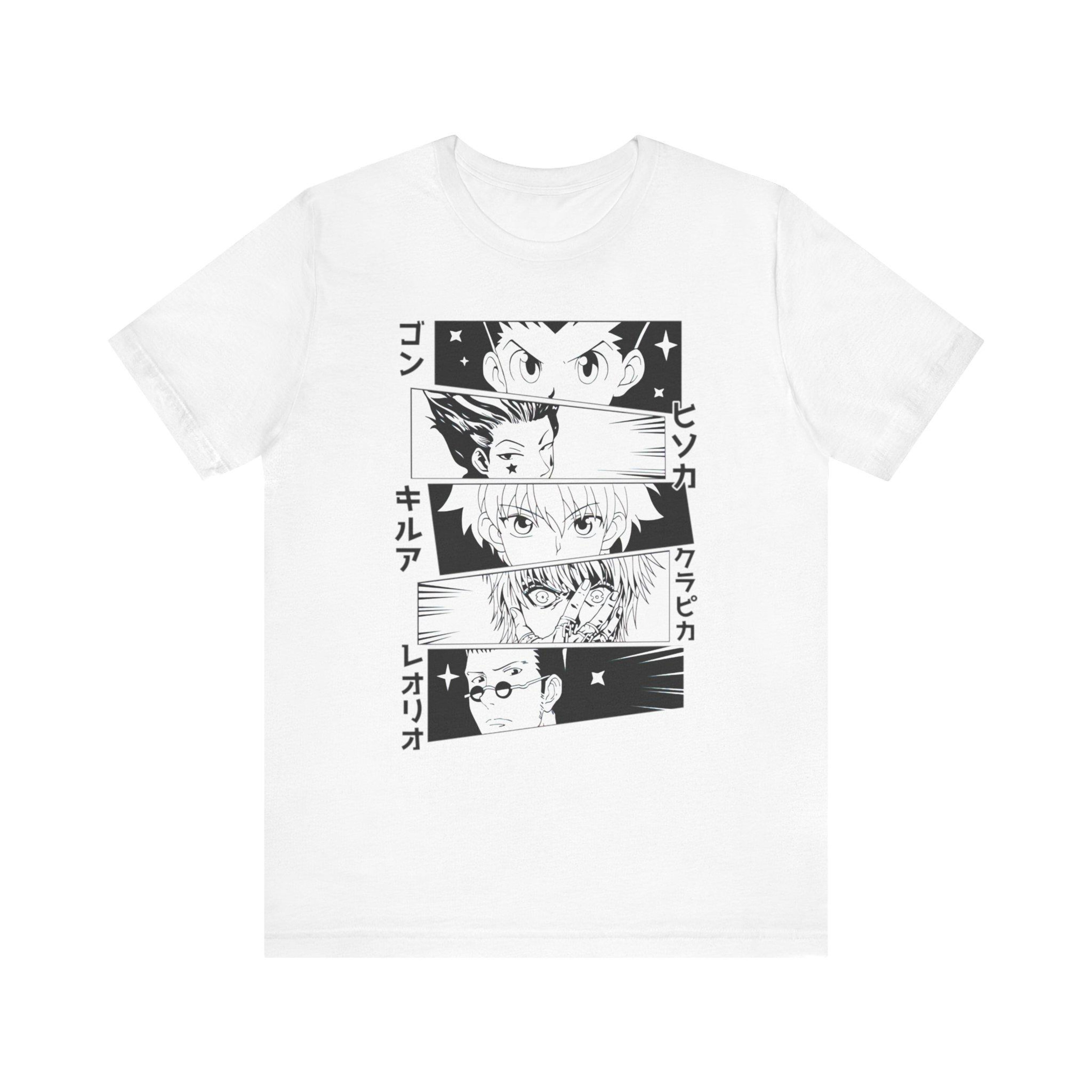 Hunter x Hunter Anime Crew Graphic Unisex Tee, T-Shirt, Clothing ...