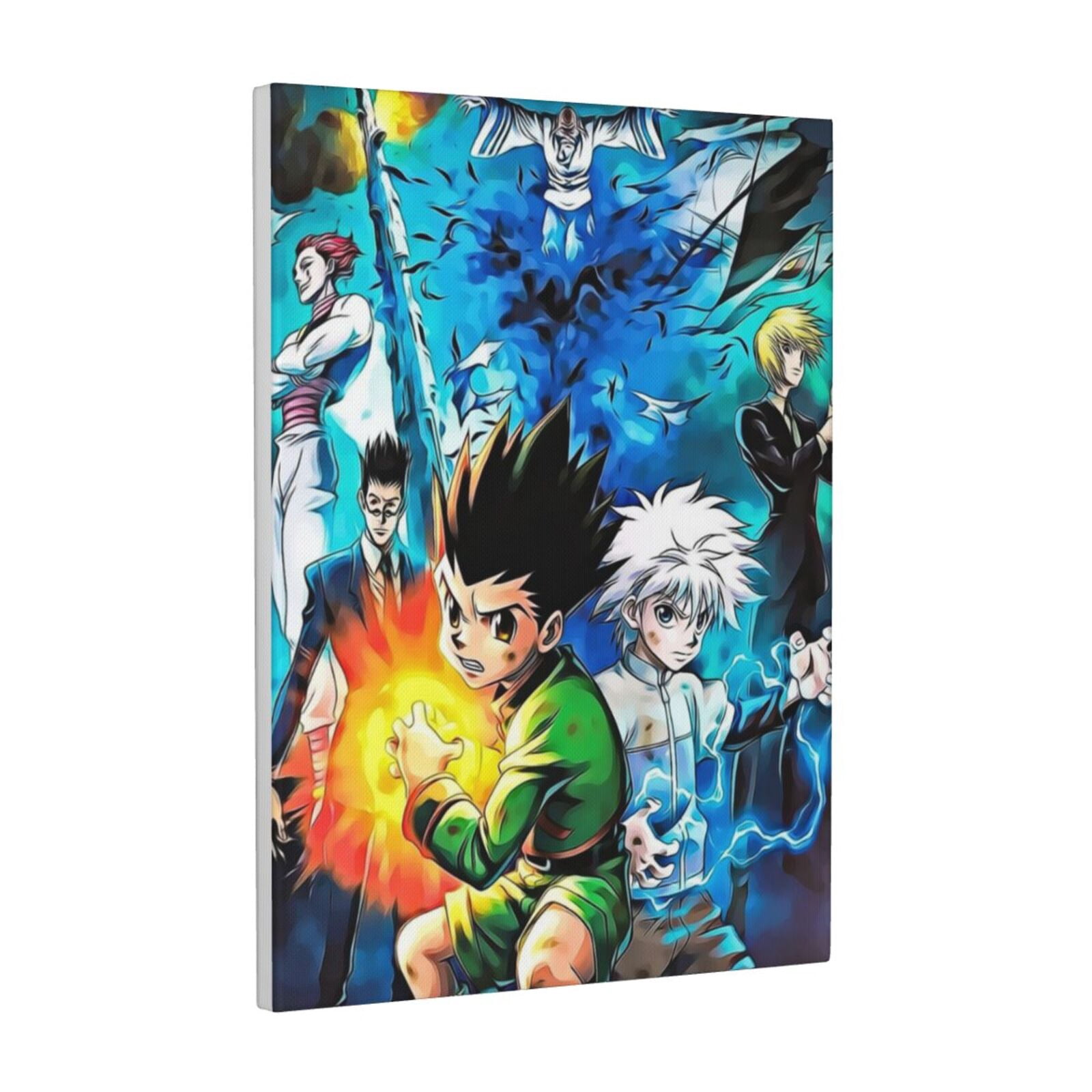Hunter x Hunter Gon Killua Zoldyck Canvas Decorative Picture Frame Wall ...