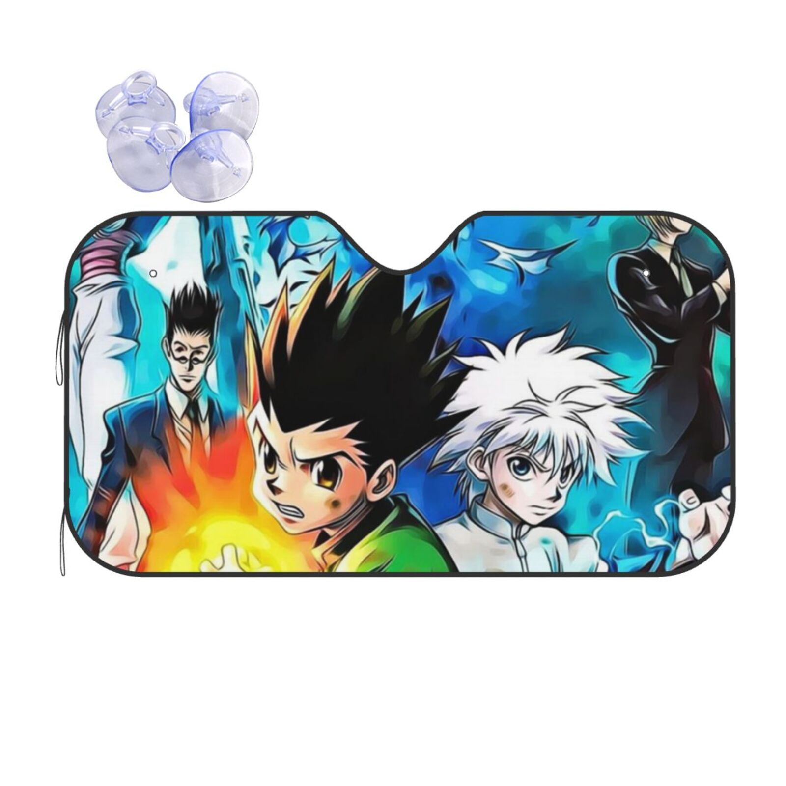 Hunter x Hunter Gon Killua Zoldyck Car Windshield Sun Shade Accessories ...