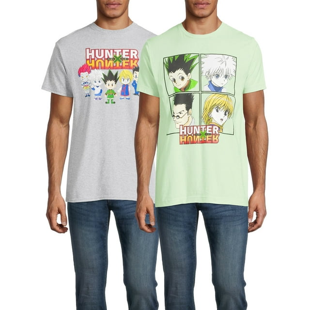 Hunter x Hunter Men's & Big Men's Character Shots Short Sleeve Graphic ...