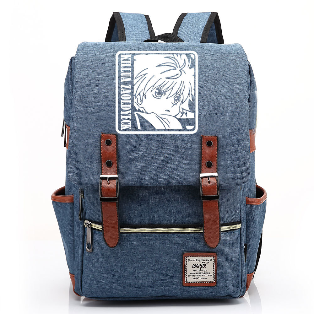 Hunter x Hunter Square Backpack with Belt Buckle - Perfect for kids and ...