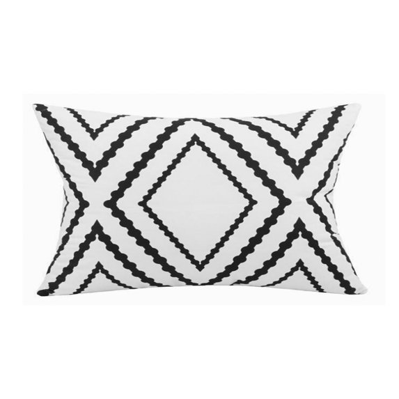 Huntermoon 18” x 18” White Waterproof Polyester Decorative Pillows ...