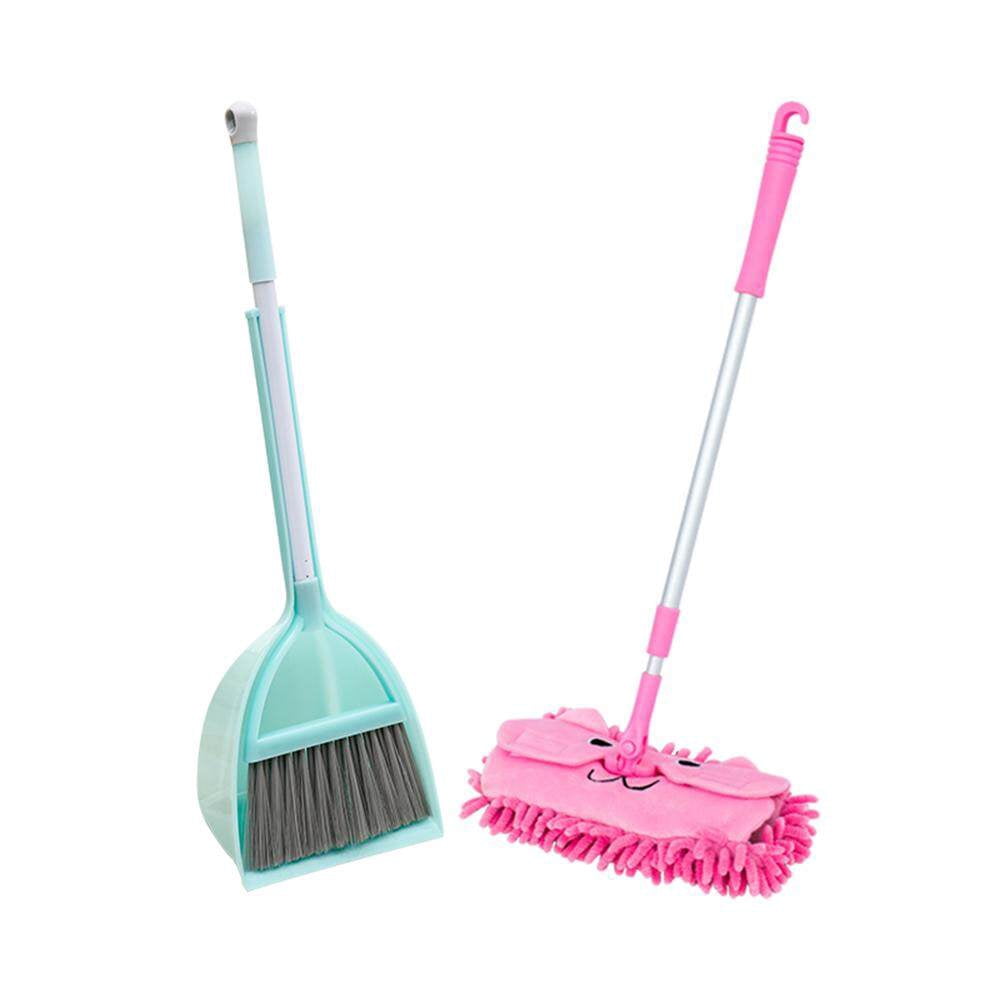 Huntermoon Children'S Broom Dustpan Mop Set Mini Broom Corner Cleaning ...